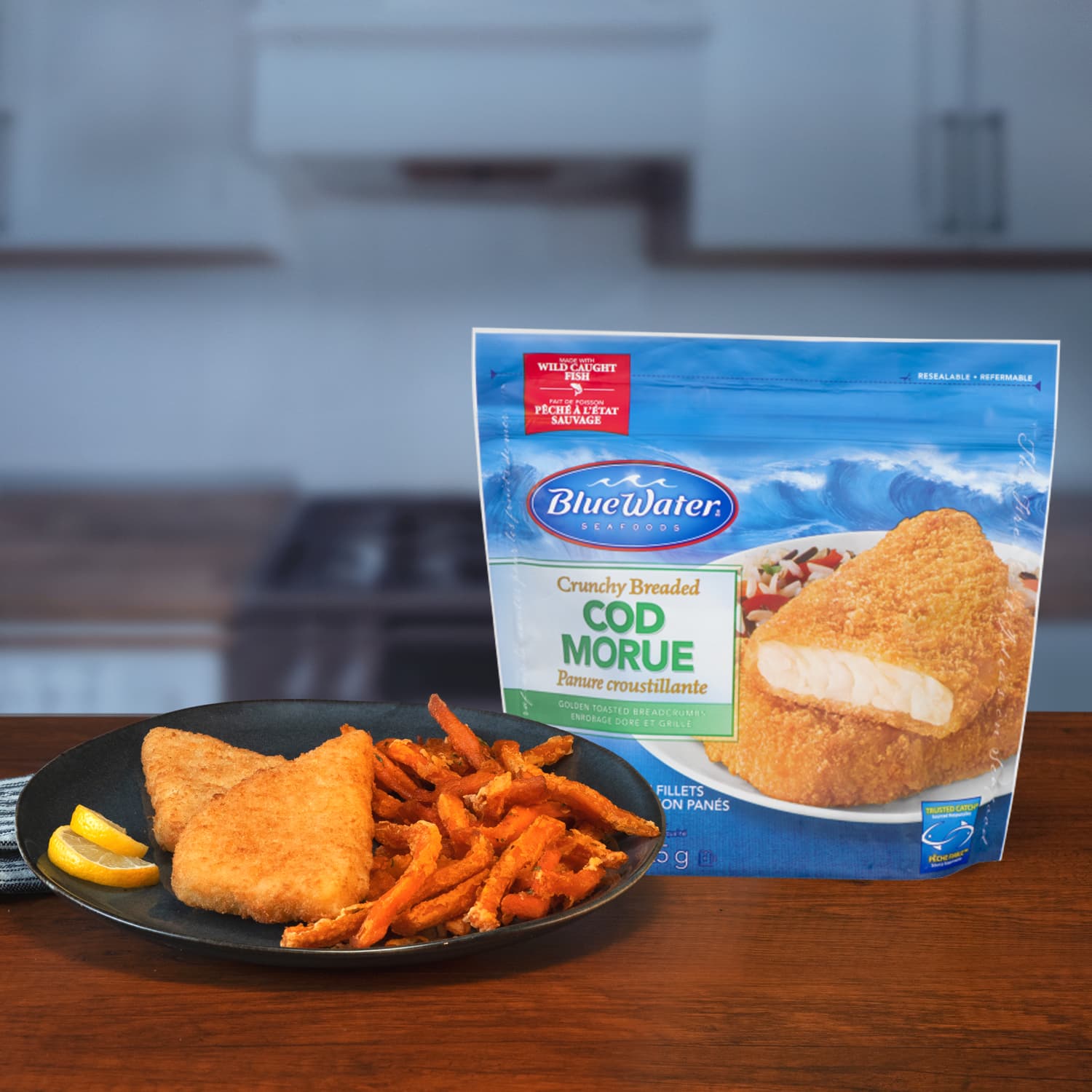 Breaded Cod Fillets - BlueWater Seafoods